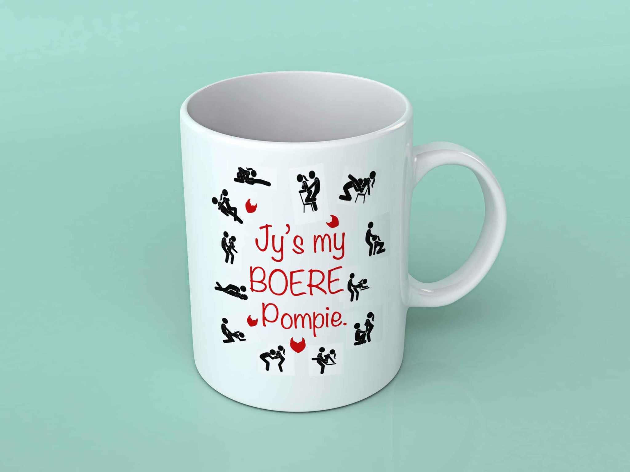 Jy's my boere pompie coffee mug - Mugman