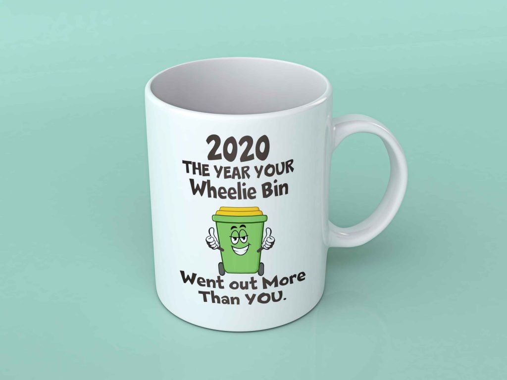 2020 the year your wheelie bin Coffee mug - Mugman