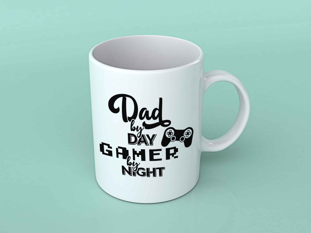 Dad by Day Gamer by night coffee mug - Mugman
