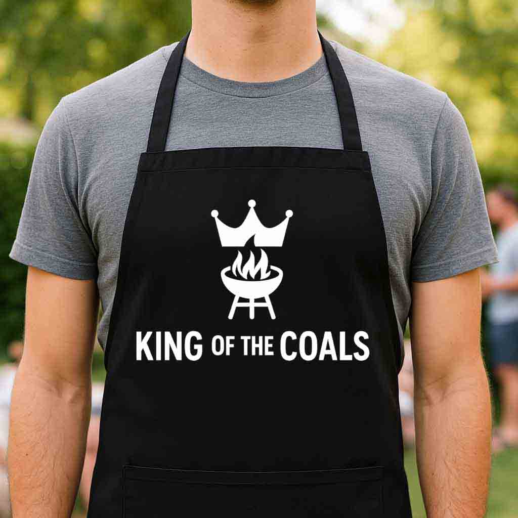 Braai Apron – King of the Coals funny Apron